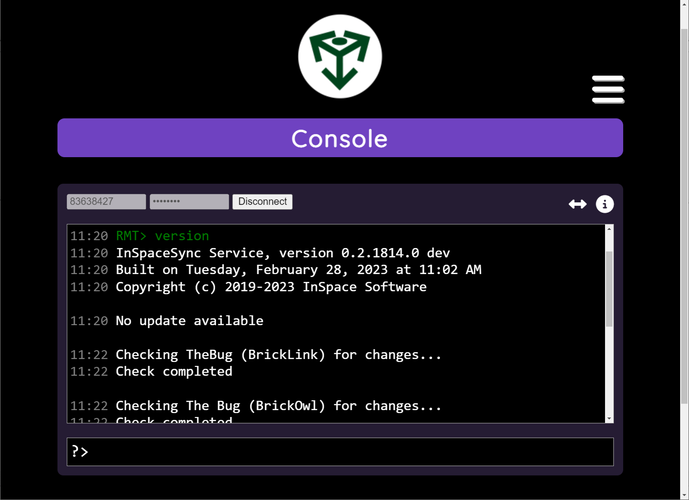 InSpaceSync - Synchronizing LEGO inventory